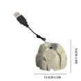 Bird Bath Water Feature Outdoor Fountain USB Powered Garden Decor ...