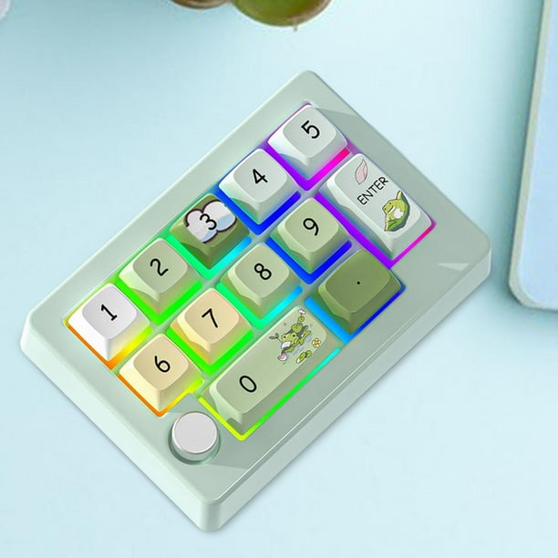Mini teclado de programación de macros, teclado mecánico digital de ...