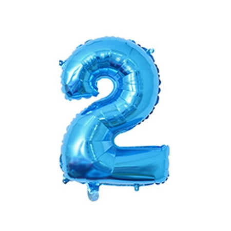 32-inch Number Balloon Decorative Aluminum Foil Balloon Birthday ...