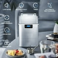 Auseo Portable Nugget Ice Maker, Countertop Home Machine, 33lbs/24H ...