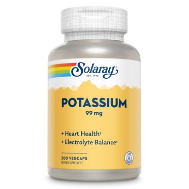 Solgar Potassium Amino Acid Complex Tablets, 100 Ct - Walmart.com