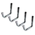 OUNONA 4Pcs Garage Storage Hooks Heavy Duty Carbon Steel Arm Storage ...
