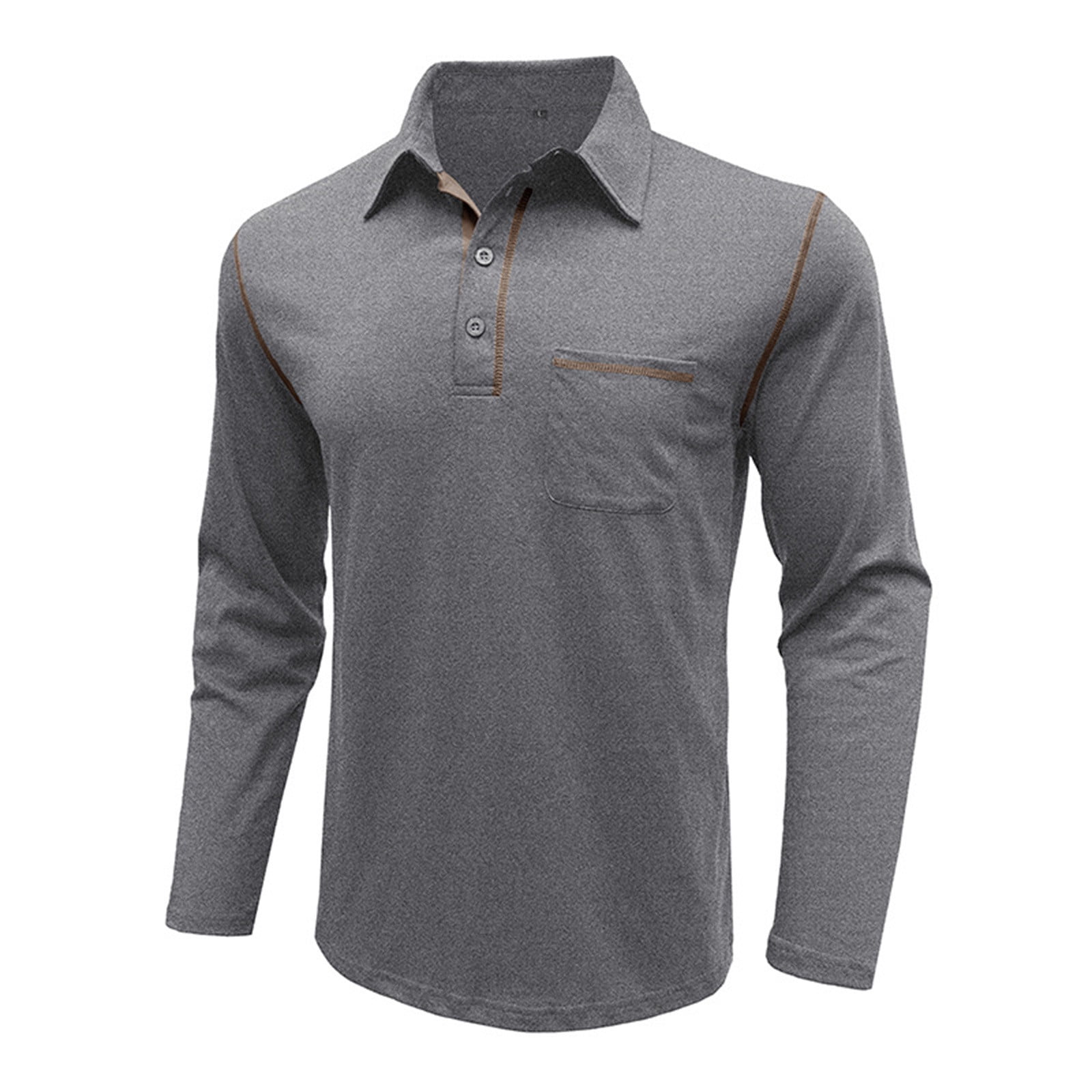 Click here for Aherbiu Mens Golf Shirts Long Sleeve Stretch Quick... prices