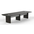Mayline Medina Series 12' Conference Table in Gray Steel Laminate ...