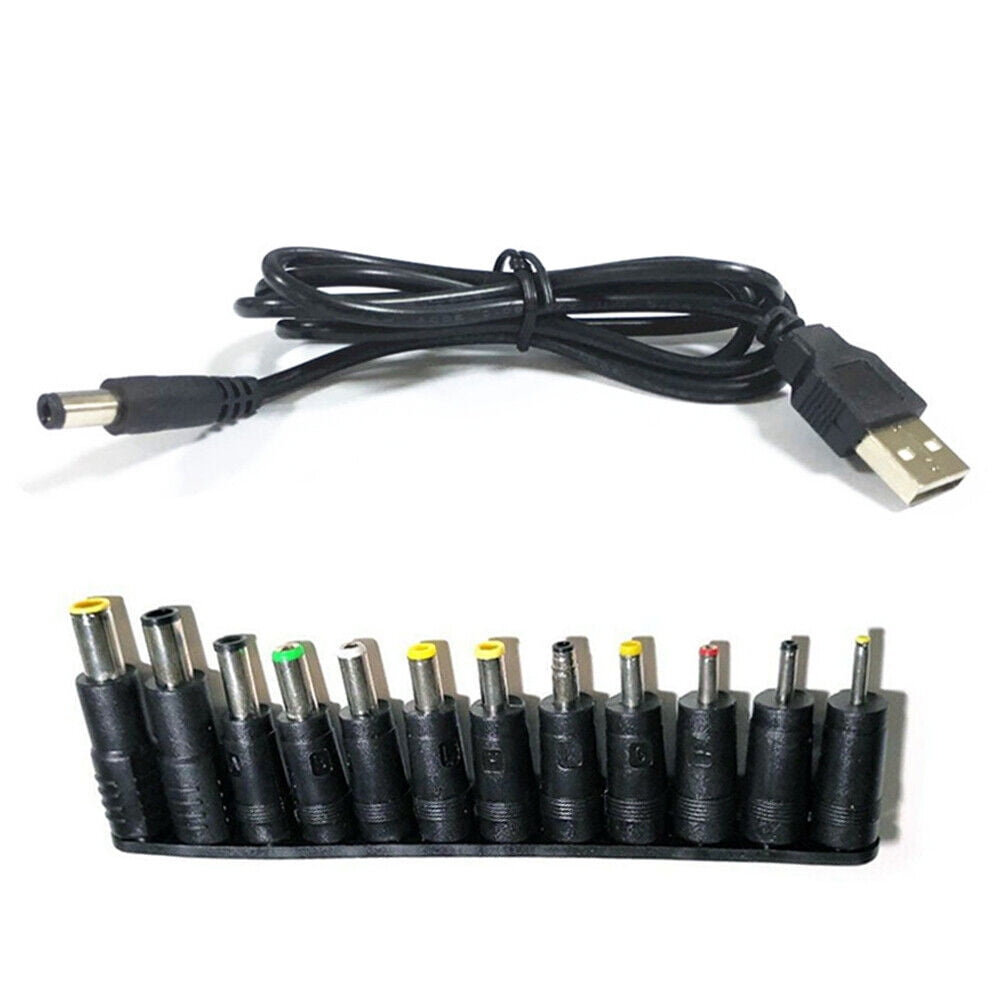 USB to DC Jack 5V Charging Cable Power Cord 5.5*2.1mm with 12 Sizes ...