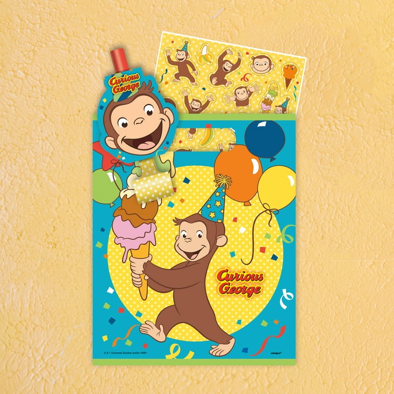 Curious George Birthday Card