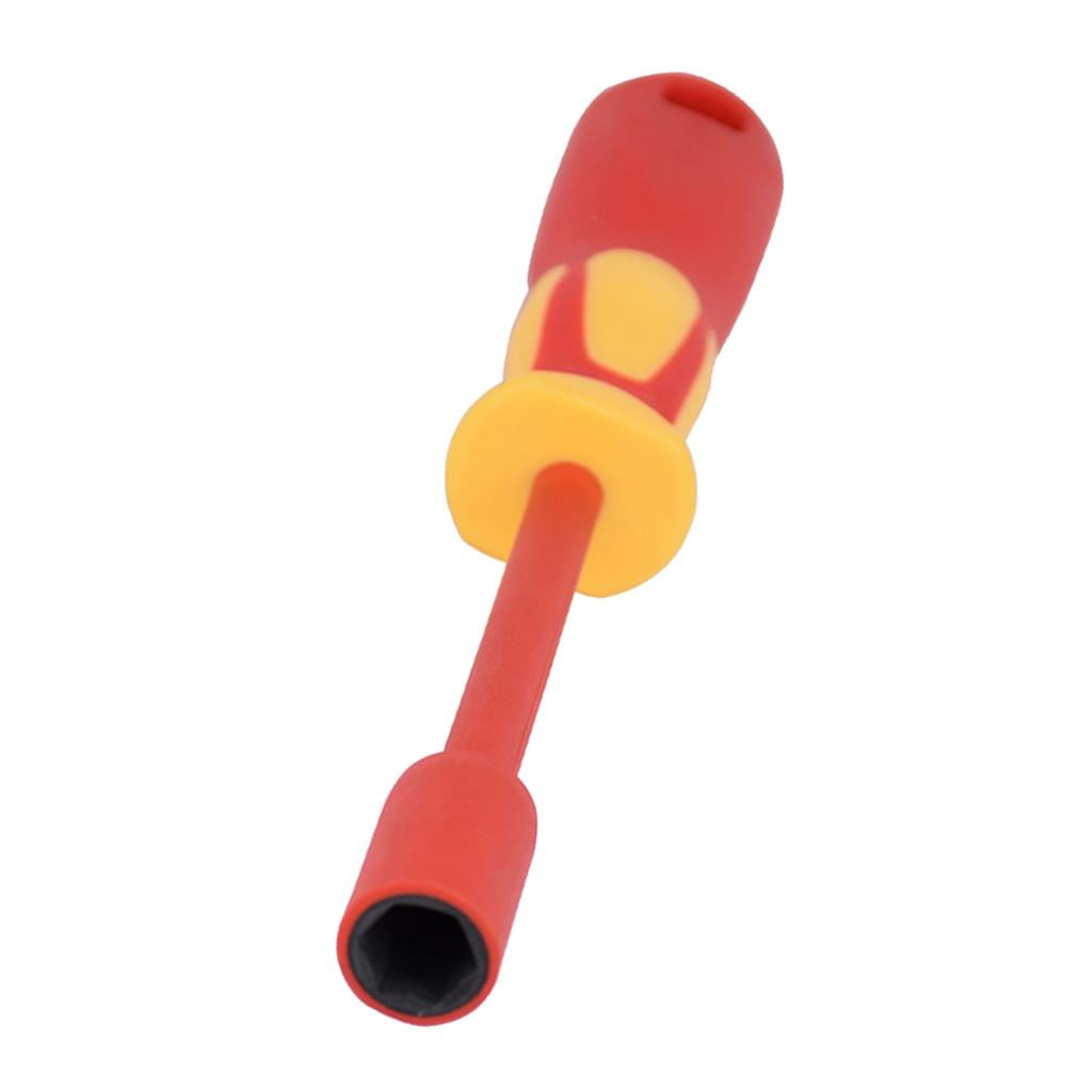 Steel Insulated Nut Drivers 1000V 10mm Screwdriver Deep Length Socket ...