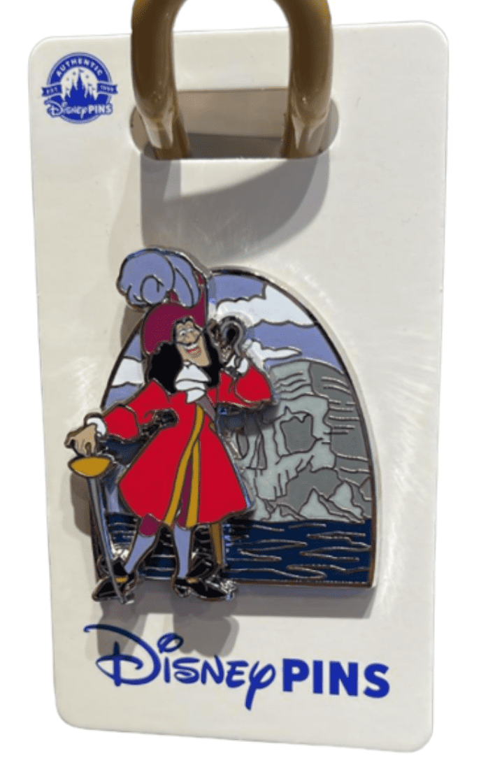 Disney Parks Captain Hook Pin New with Card - Walmart.com