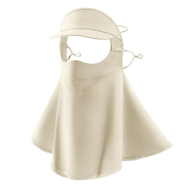 1pcs summer ice silk sunscreen mask full face female protection ...