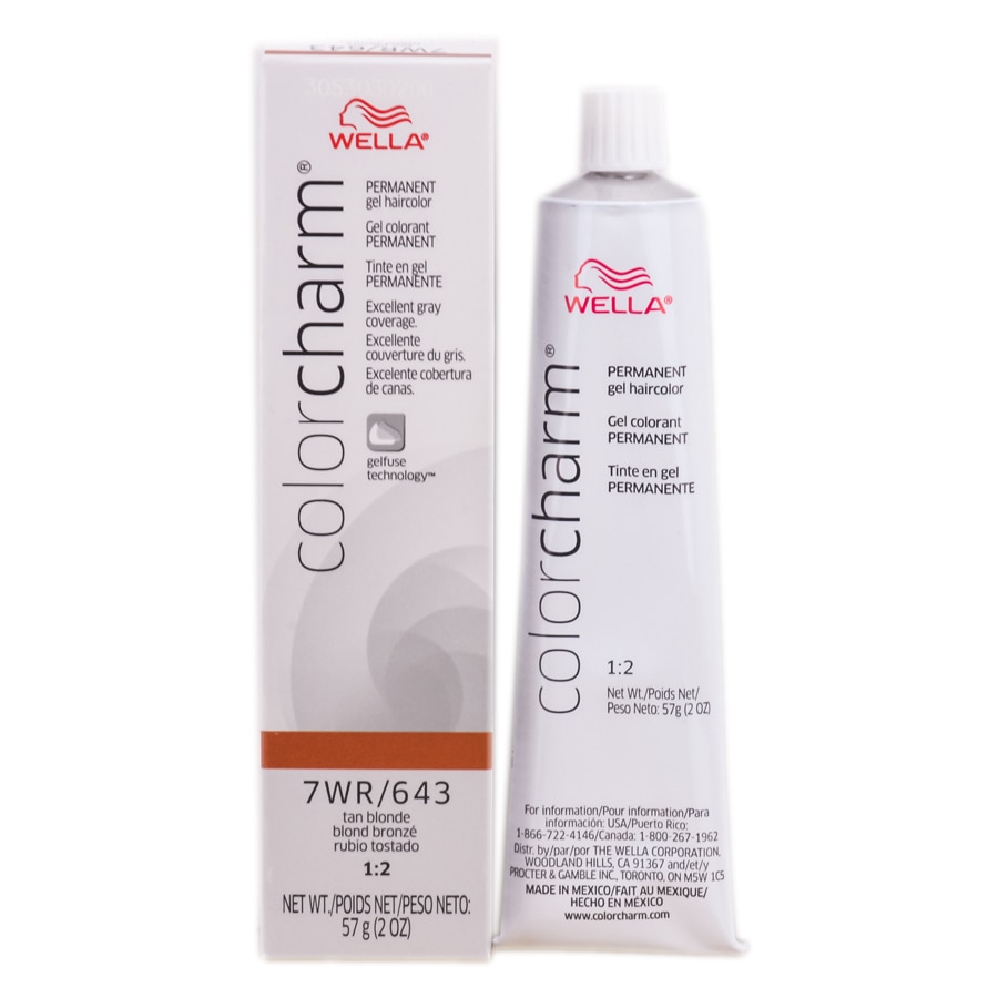 Wella - Wella COLOR CHARM, HAIR COLOR Gel Permanent Tube Haircolor ...