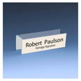 Double-Sided Cubicle Name Plate Holders - 8-1/2" Wide x 2-1/2" high x 3 ...