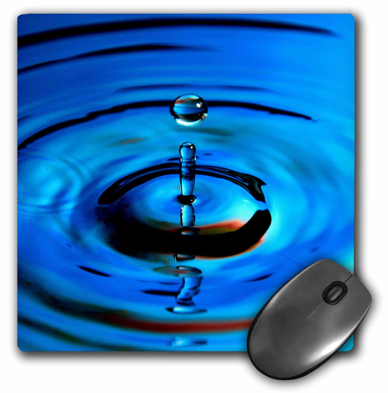 3dRose Water Droplet Blue Suspended, Mouse Pad, 8 by 8 inches - Walmart.com