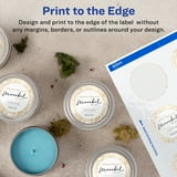 Avery Round Labels, 2" Diameter, Glossy White, 60ct (22817) - Walmart.com