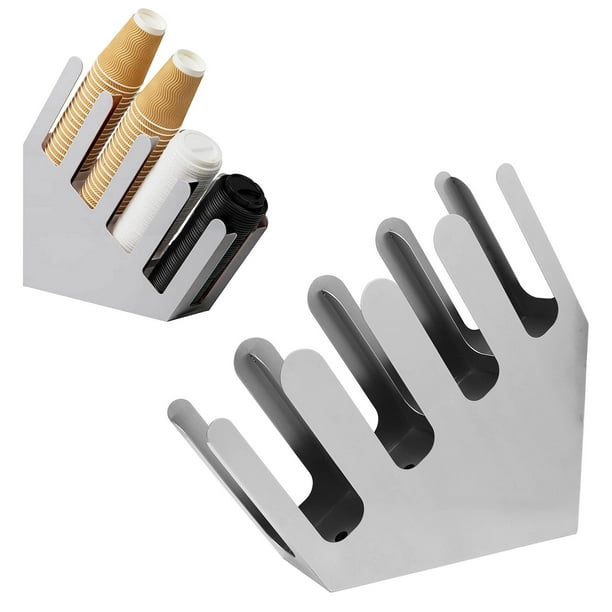 Cup Storage Rack, Lightweight Coffee Cup Dispenser Stable Structure 4 ...