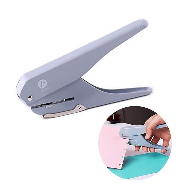 Mushroom Single Hole Punch Puncher Handheld Diy Paper Cutter With Ruler ...