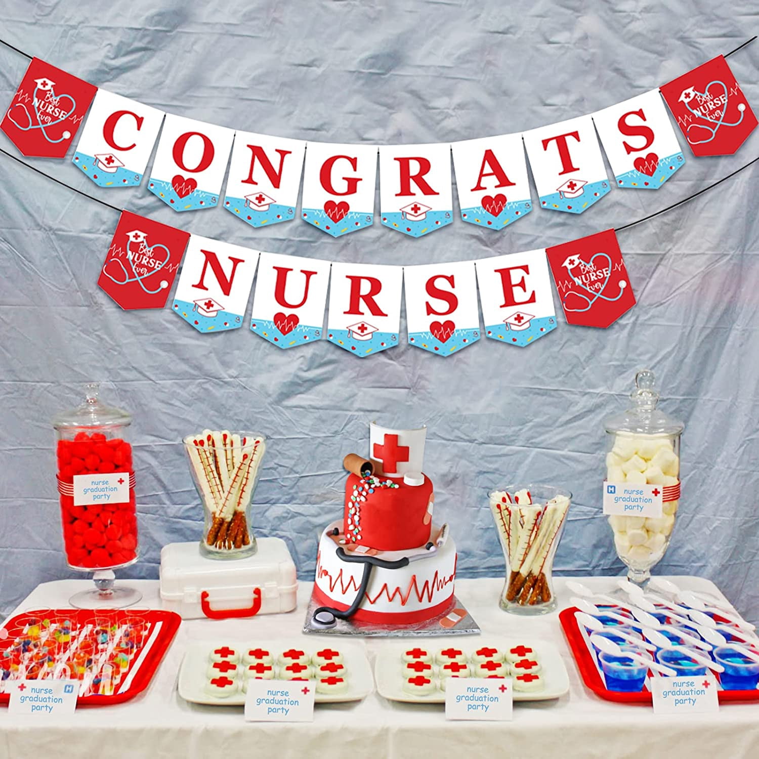 Nurse Graduation Banners TUTA Large Congrats Nurse Banner Nurse