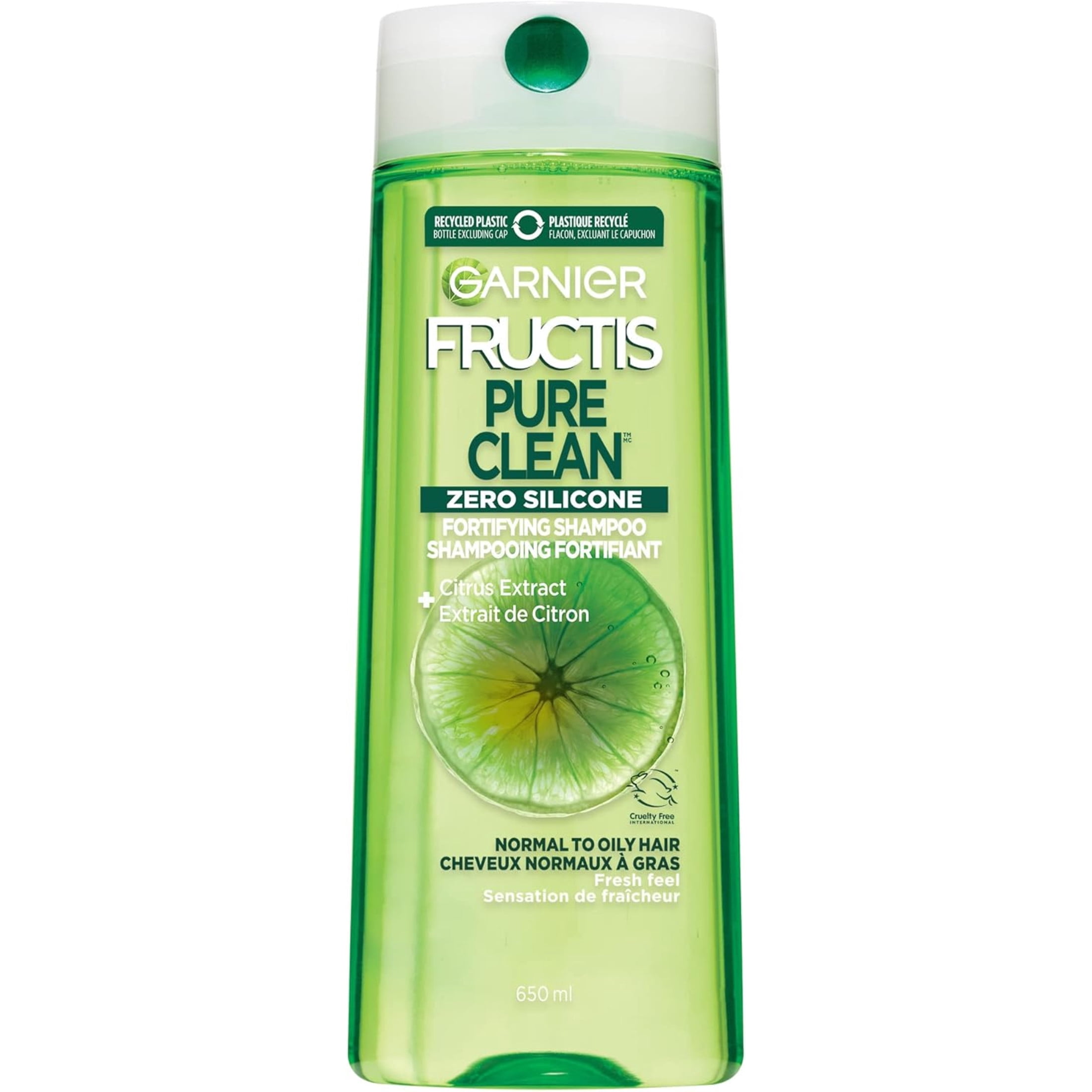 Garnier Fructis Pure Clean Zero Silicone Fortifying Shampoo for Normal ...