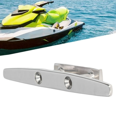 Marine Deck Rope Cleats, Open Base Flat Top Cleat Easy Installation 316 ...