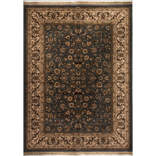 Crescent Drive Rug Company Cirro Fisher Wool Grey/Ivory Area Rug ...