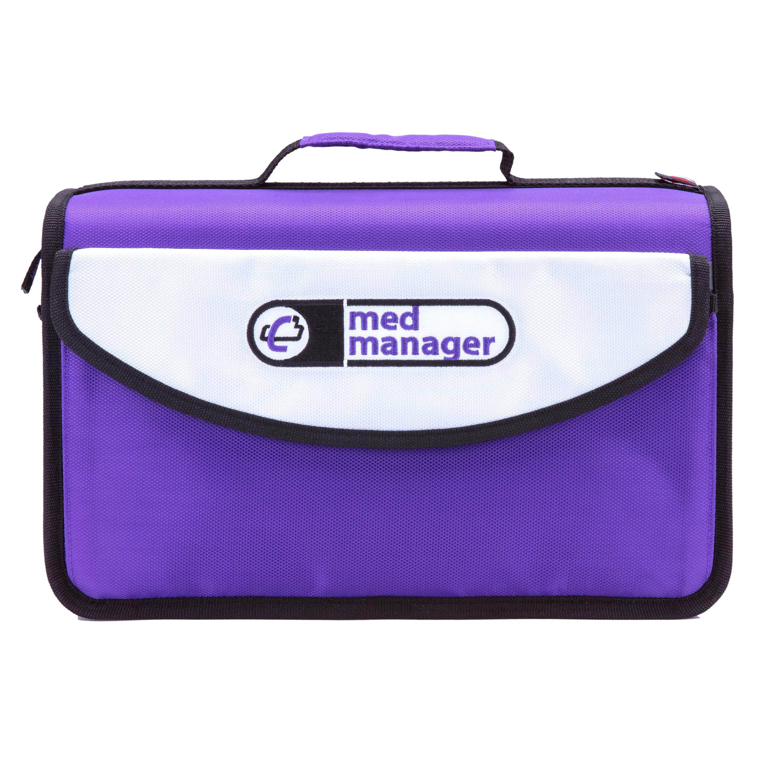 Med Manager Mini Medicine Organizer and Pill Case, by Case It, Purple ...