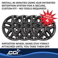 Coast To Coast IWCIMP372BLKN; Wheel Skin; IMPOSTOR ®; 17 Inch; 5 Split ...