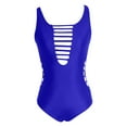 DHFJKG One Piece Swimsuit Women Hallow Out Solid Color Swimsuits Open ...