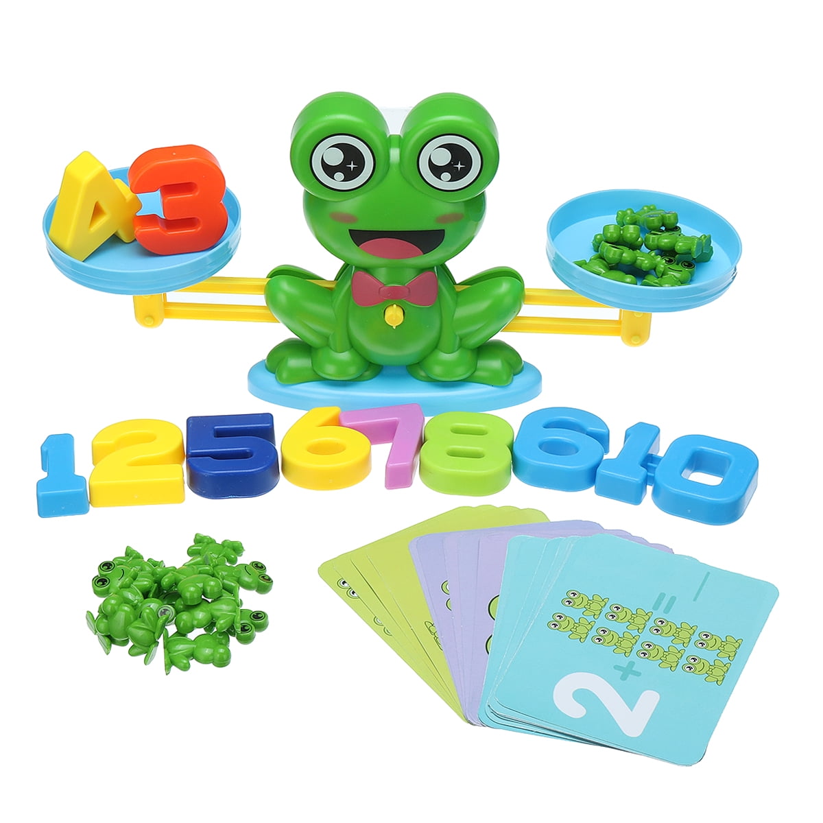 Funny Cartoon Animal Balance Scale Math Game Learning Kids Educational ...