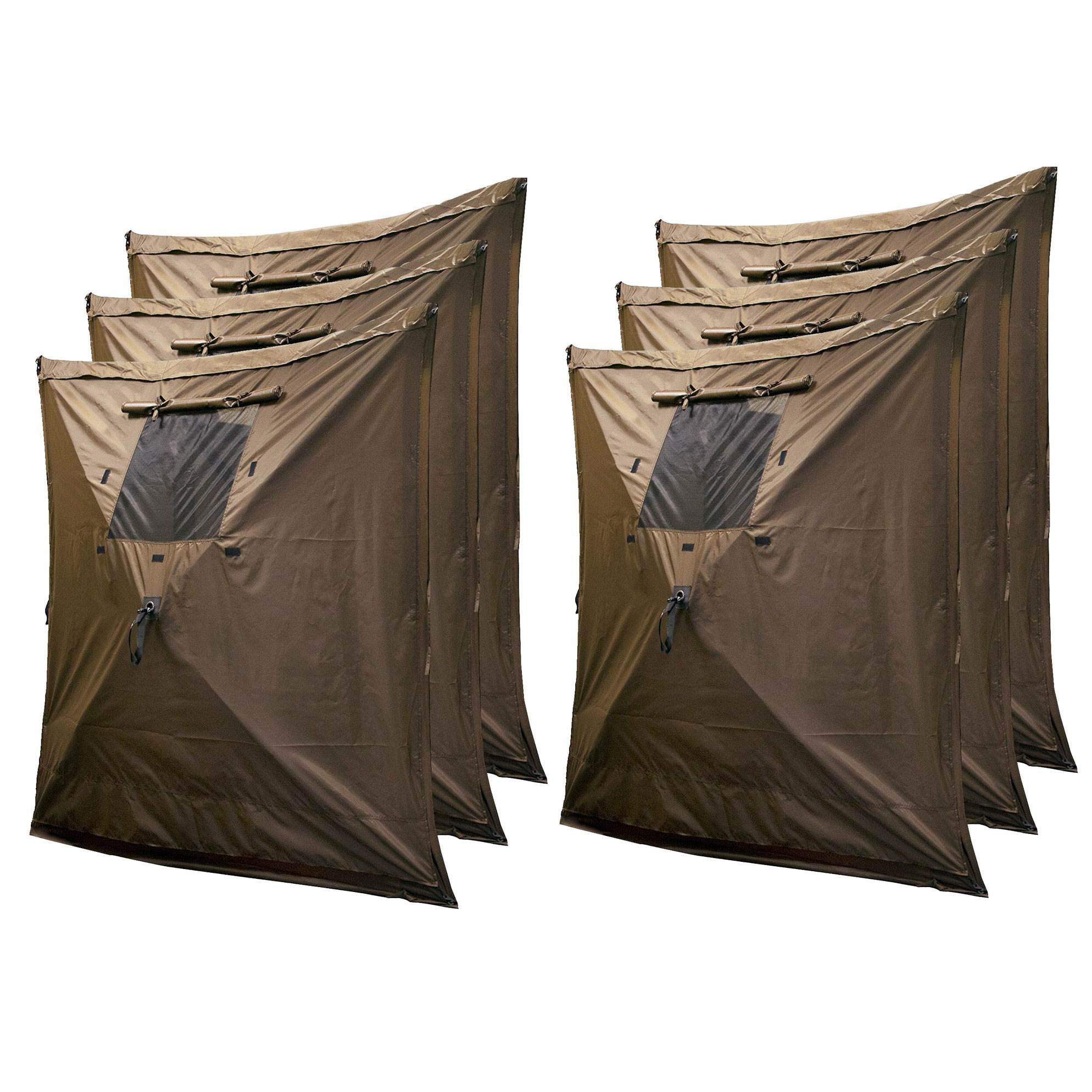 Click here for Quick-Set Clam Quick Screen Hub Brown Fabric Wind... prices