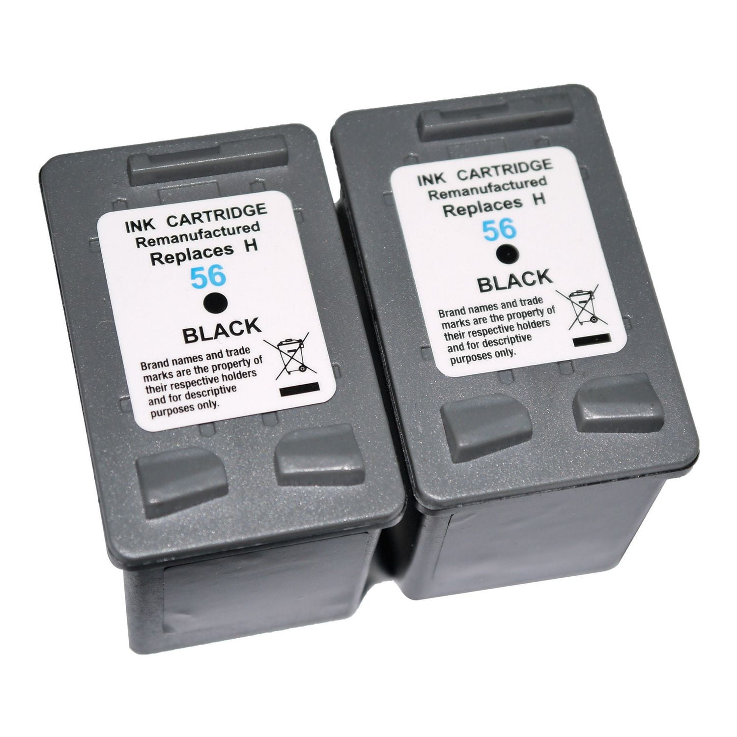 Click here for L-Ink 2 Pack Compatible Hp 56 Black Ink Cartridge... prices