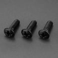 1/4-20 x 1/2" Black Oval Head Machine Screws - 304 Stainless Steel for ...