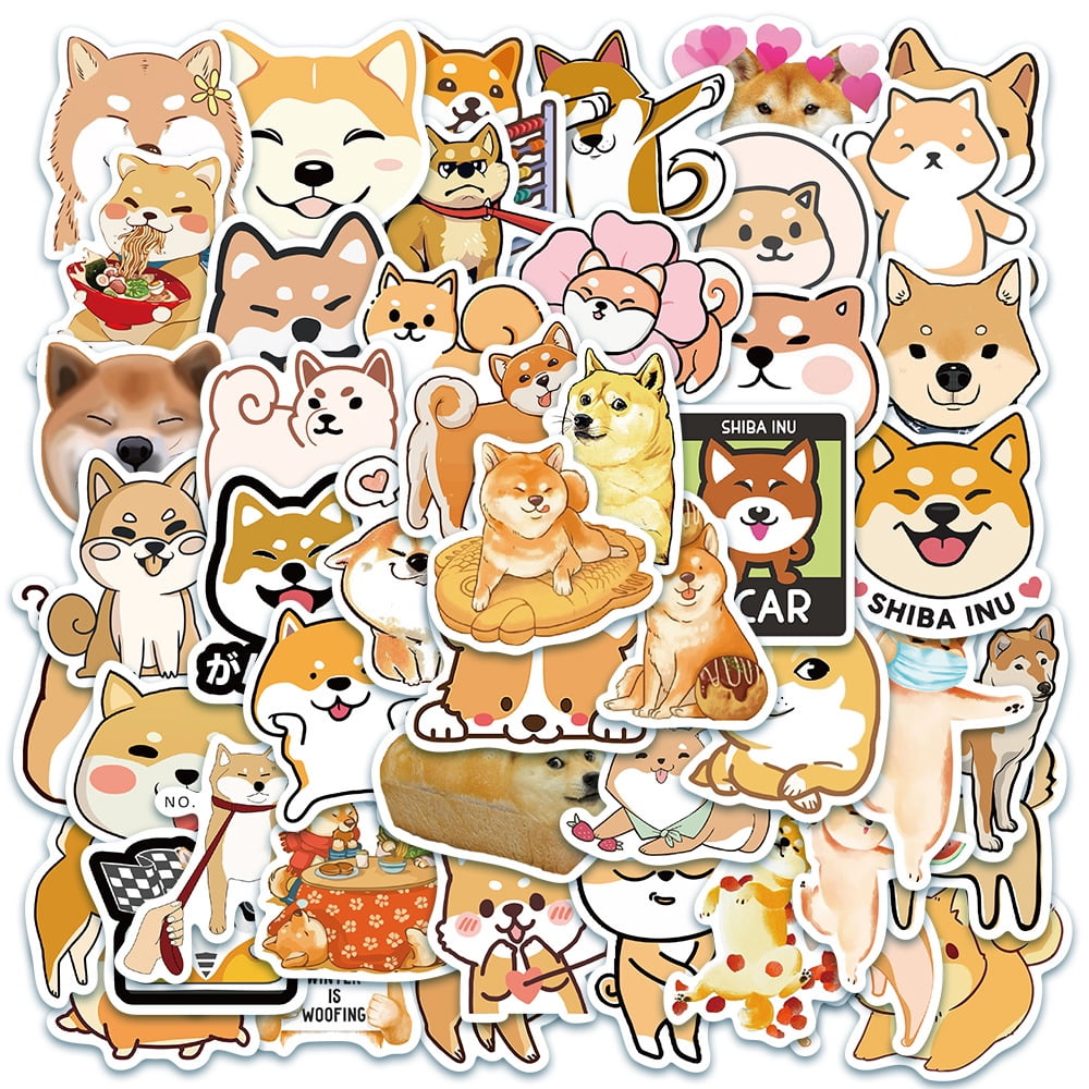 Click here for Xuxuxiangxiang Shiba Inu Dogs Stickers For Water B... prices