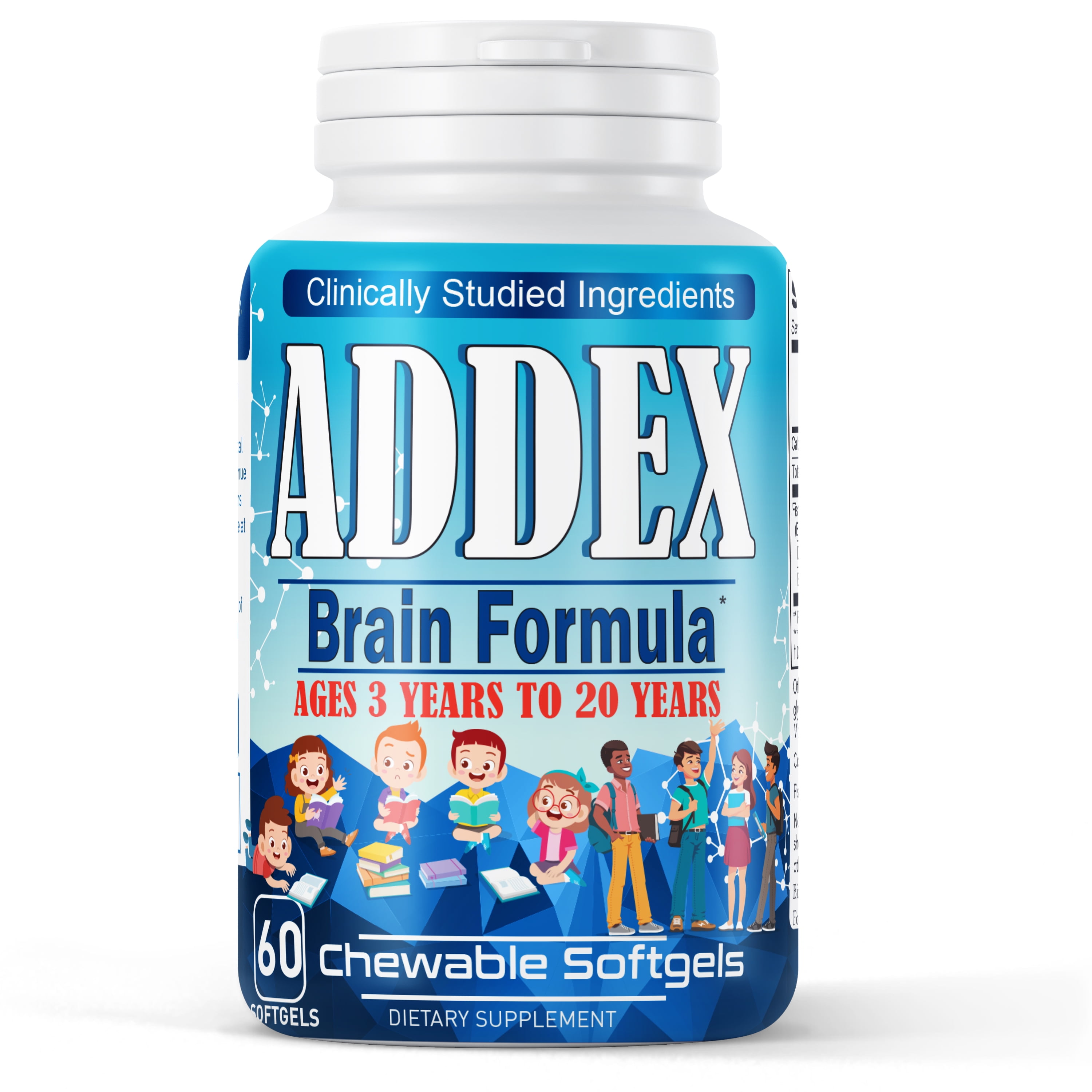 Buy ADDEX – 1100mg DHA, EPA & Fish Oil Omega 3 6 9 Chewable Mini ...