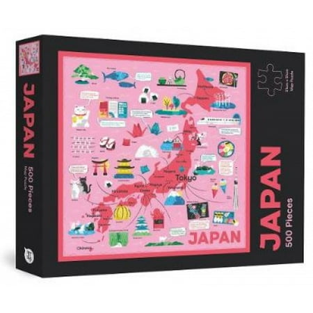 Japan Map Puzzle: 500-Piece Jigsaw Puzzle (Map Puzzle) | Walmart Canada