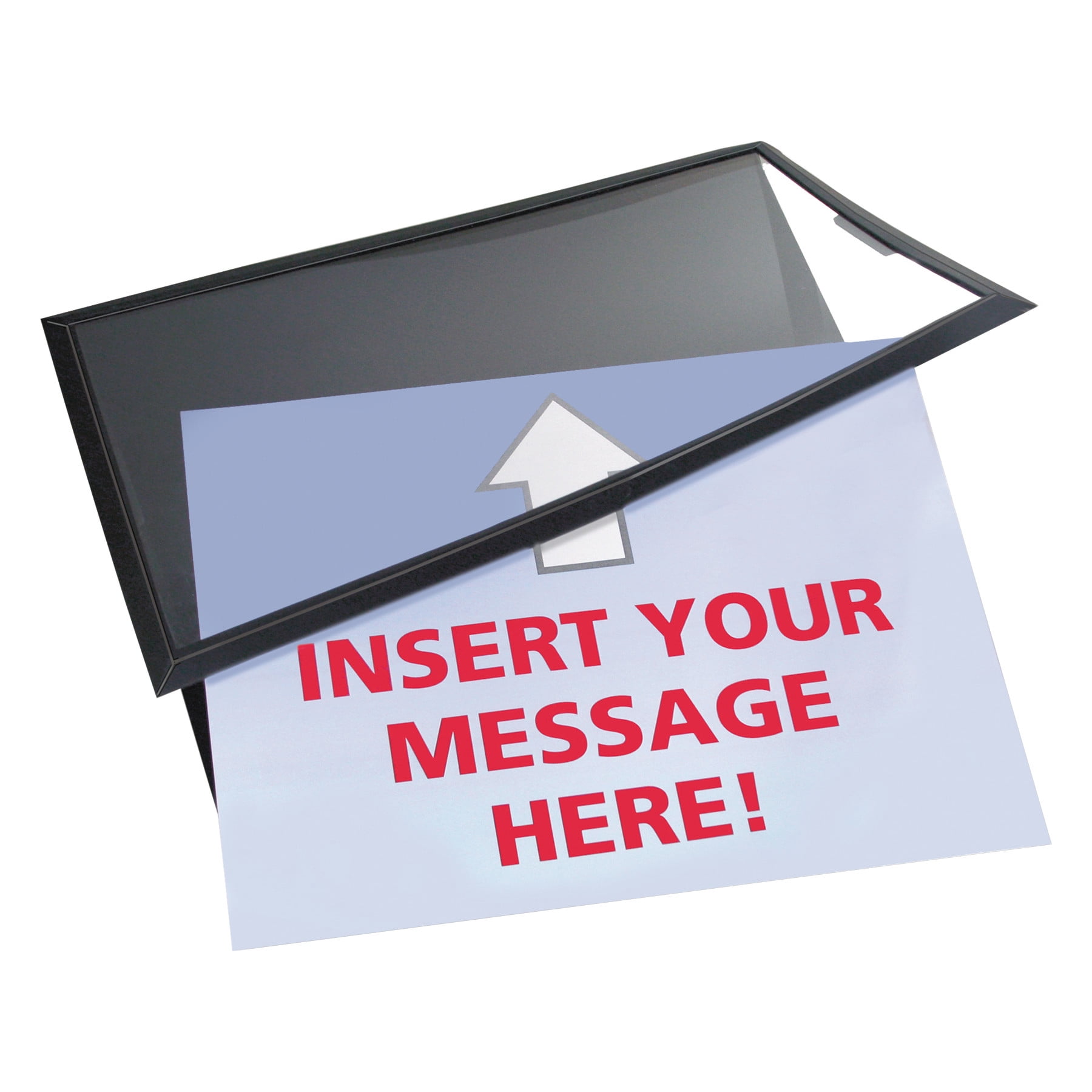 8.5" x 11" AdMat Countertop Sign / Signature Pad with Microban®, Clear ...