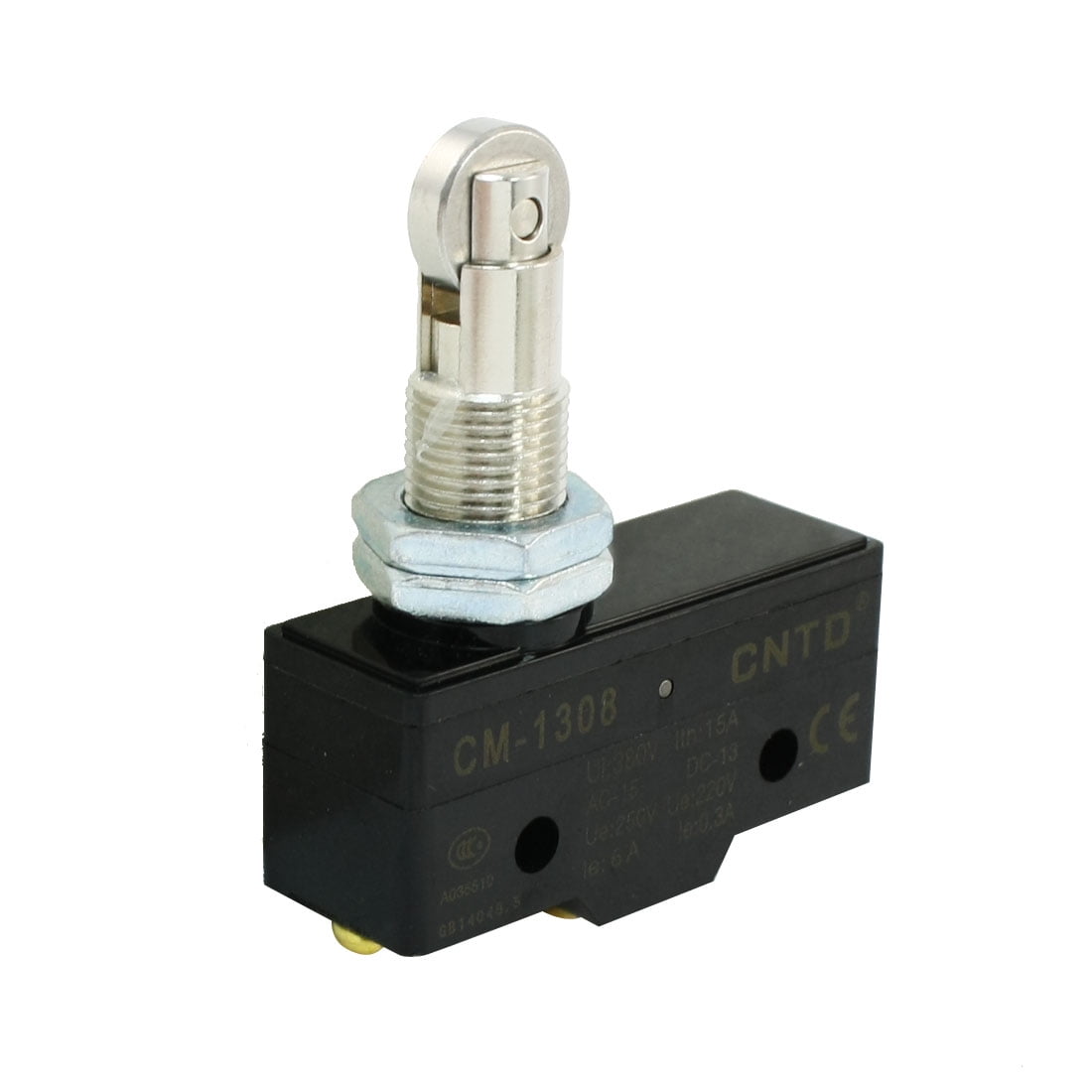 CM-1308 Panel Mount SPDT NO NC Parallel Roller Plunger Basic Limit ...