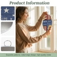 4th of July Round Metal Signs for Outside American Flag Tin Signs ...