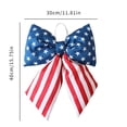 250th Anniversary Patriotic Cloth Bow Hanging Ornament, Red White Blue ...