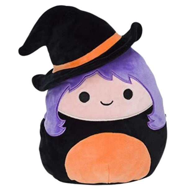 Squishmallows 12" Madeleine Witch Super Soft Plush Purple Hair ...