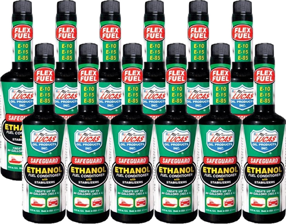 Lucas Safeguard Ethanol Fuel Conditioner & Stabilizer (16 Oz) - 12 Pack ...