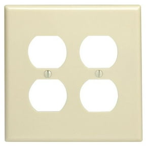 Cooper 2157V Ivory Two Gang Combination Wall Plate, 1-Decorator and 1 ...