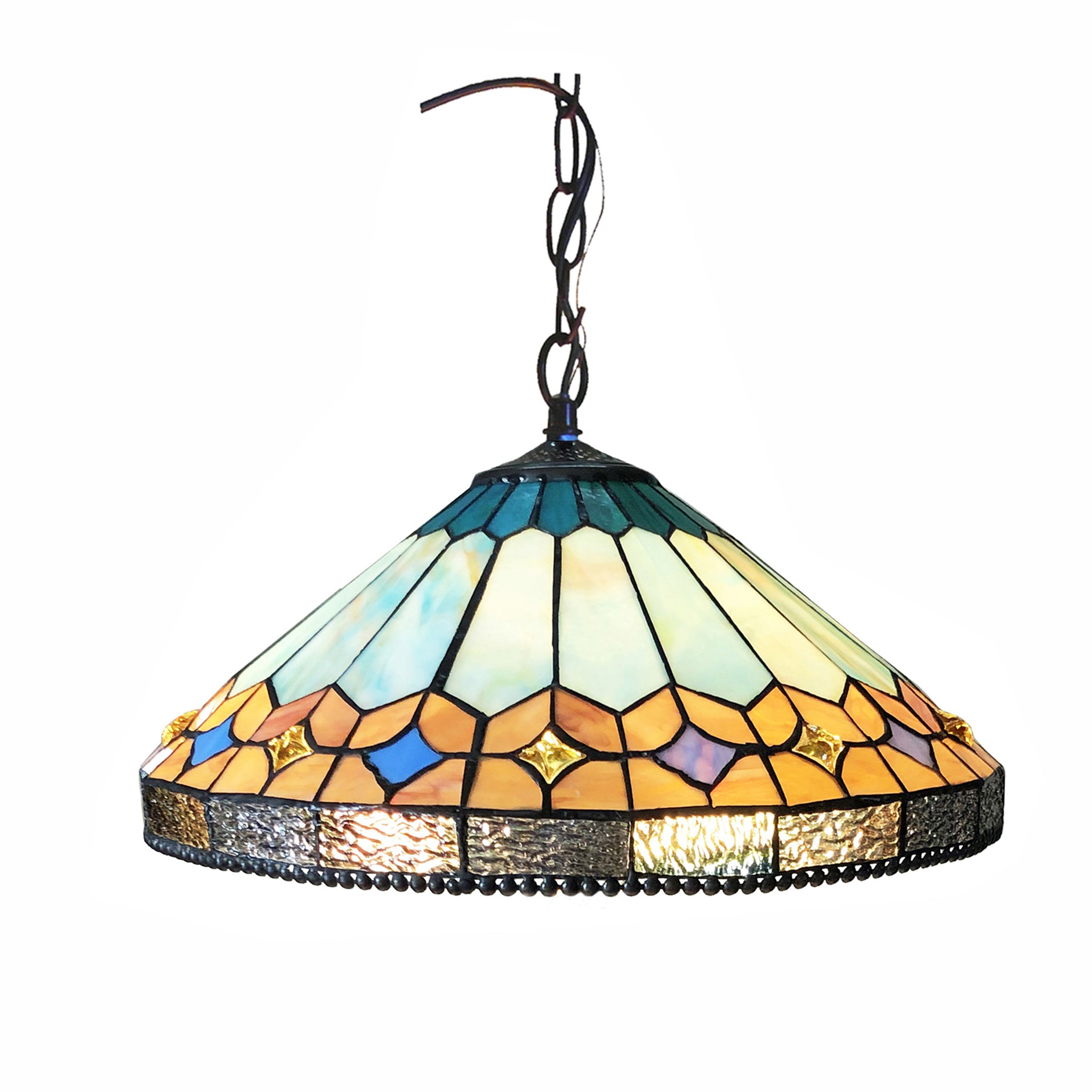 Mission Tiffany Ceiling Light | Shelly Lighting