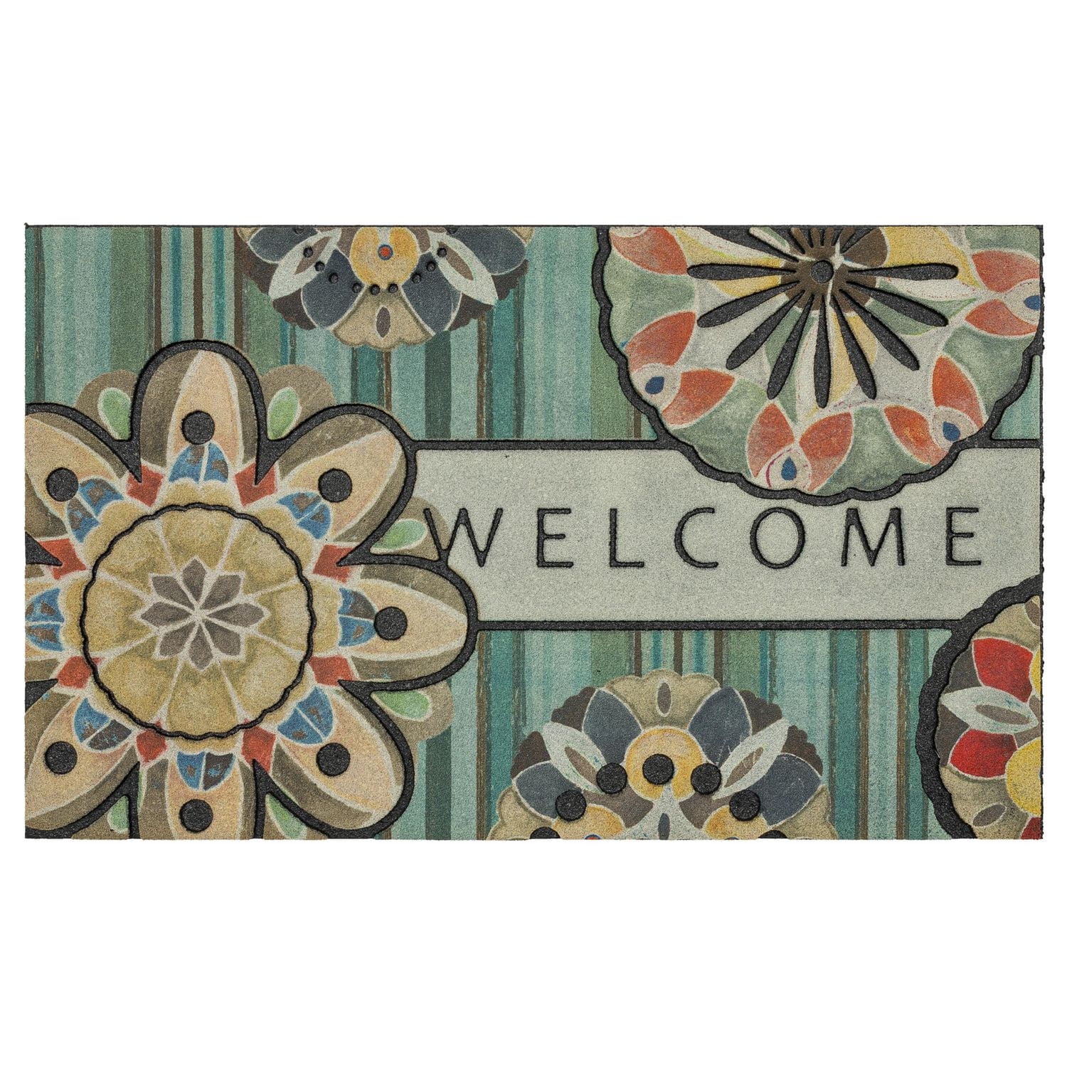 Click here for Mainstays Floral Welcome Polyester Doormat  18 X 3... prices
