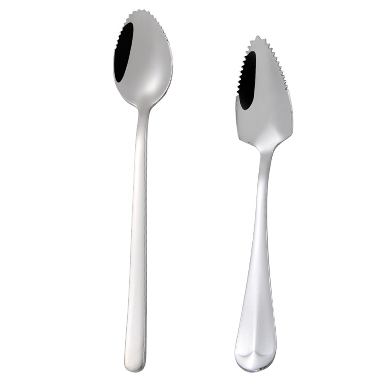 SPRING PARK Craft Serrated Grapefruit Spoons | Stainless Steel Mirror ...
