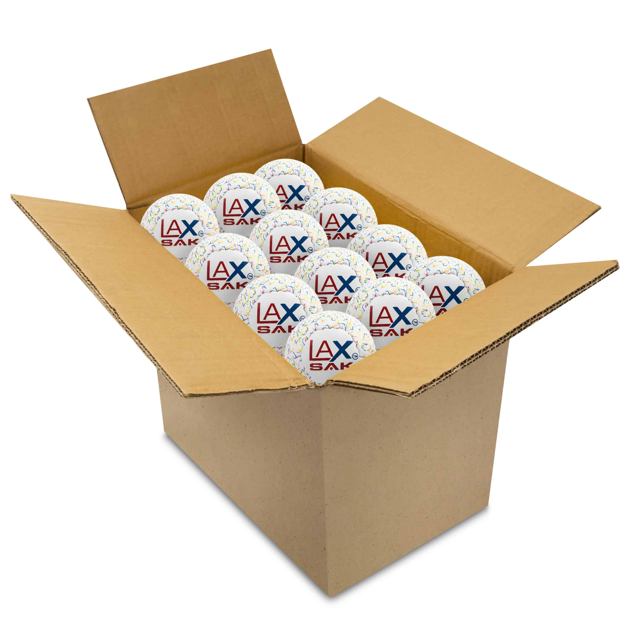 Crayon Confetti Lacrosse Sak Balls, Half Case (60) - Walmart.com