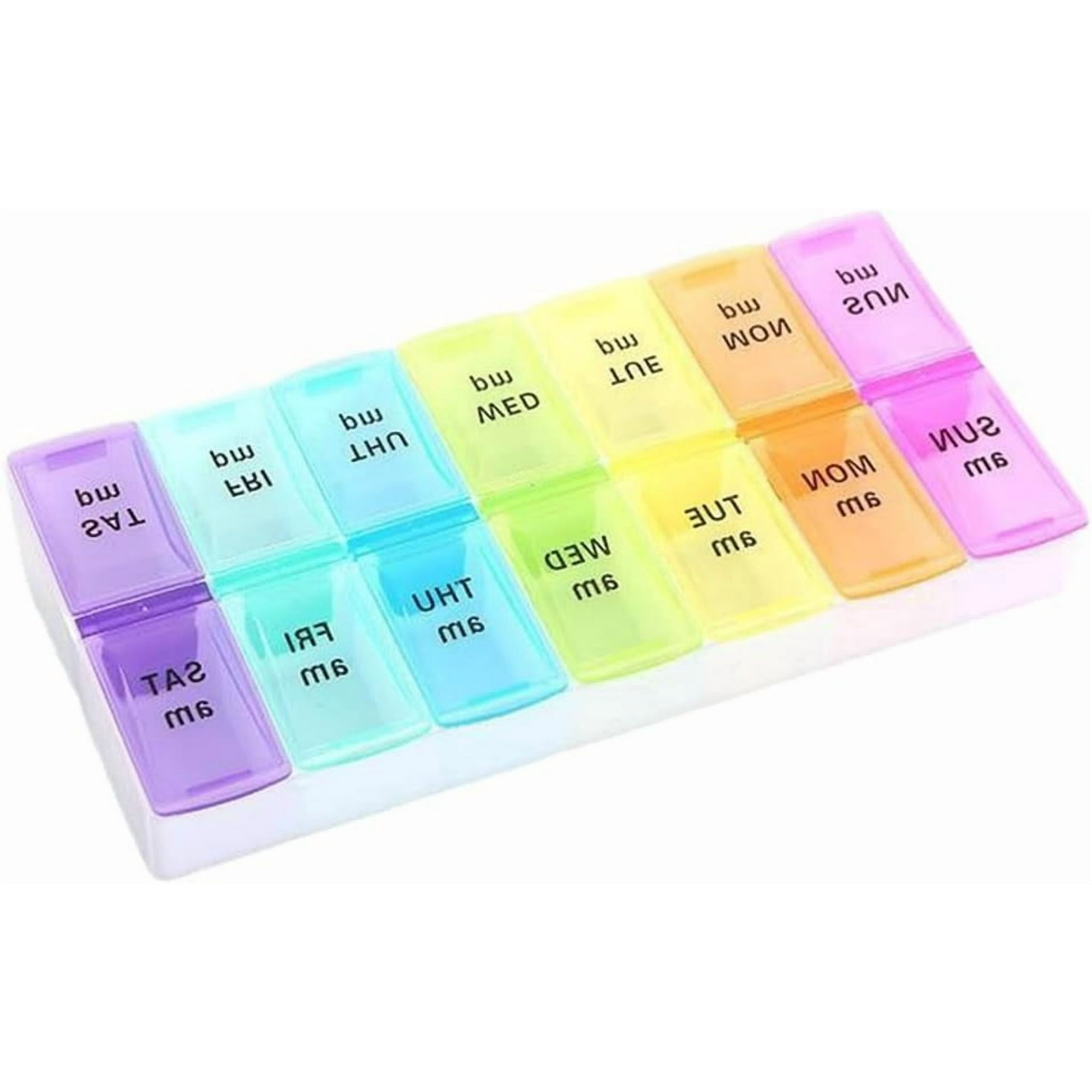Click here for Salafire Weekly Pill Organizer 2 Times A Day 7 Day... prices