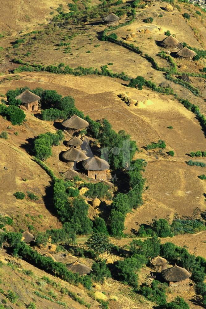 Ethiopian Village, Scenic Unframed Photographic Print Wall Art by Jon ...