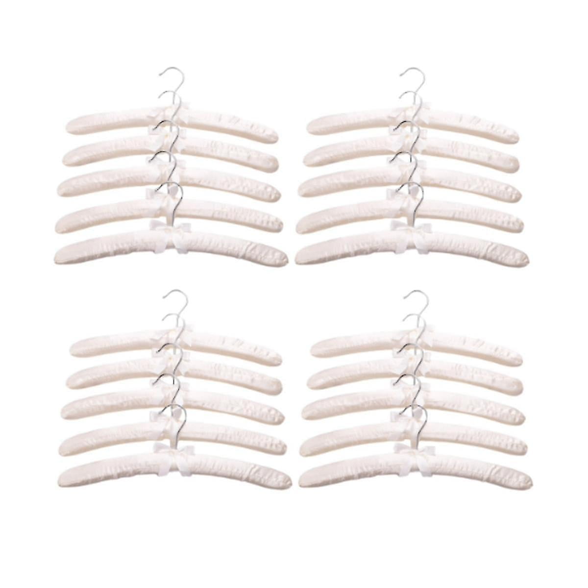 Click here for Geecy 20pcs Satin Padded Hangers For Delicate Wedd... prices