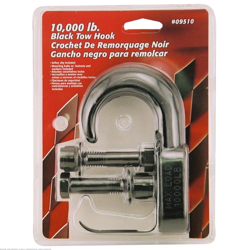 Erickson Manufacturing Black Vehicle Tow Hook with Keeper Max Load ...