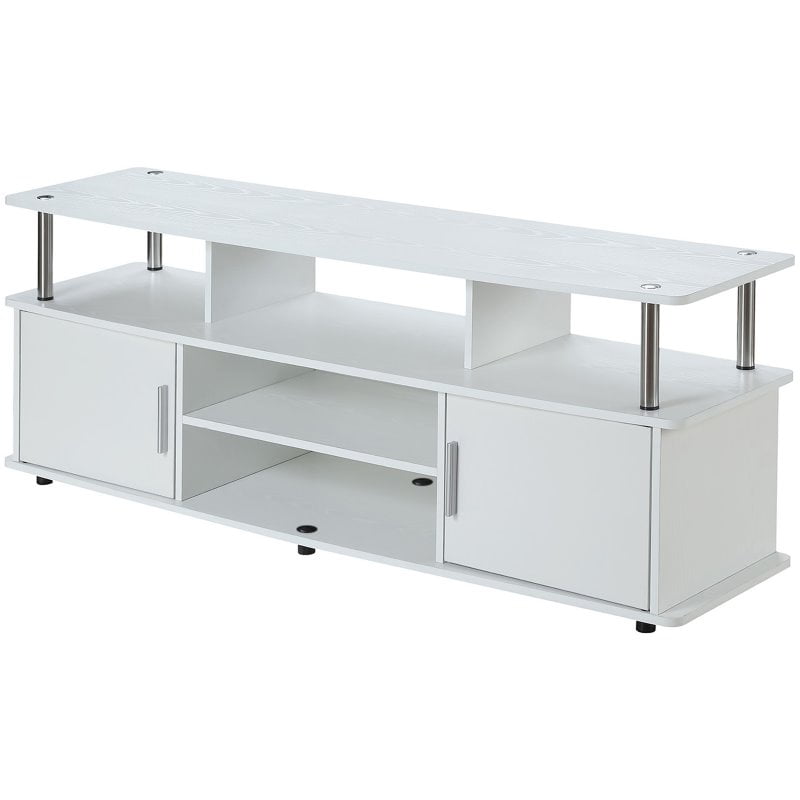Click here for Pemberly Row 60 Wood Tv Stand In White prices