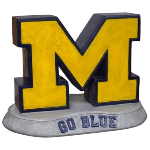 Michigan Wolverines 13'' M Stone Mascot Collegiate Legacy Statue ...